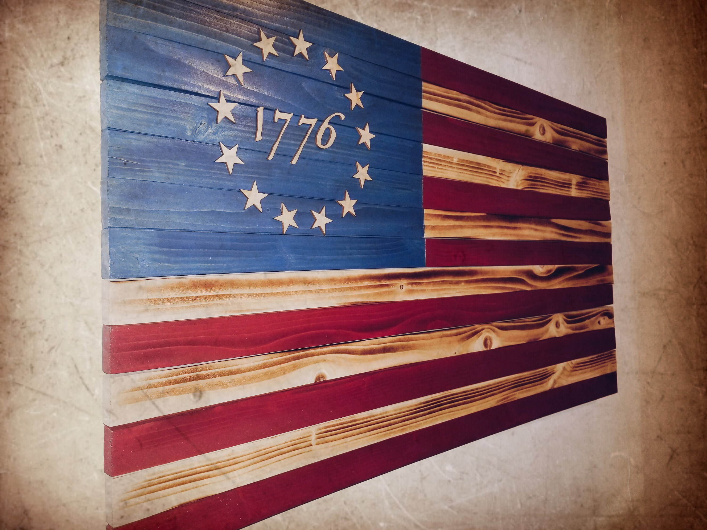 The 1776 American Flag | Etsy