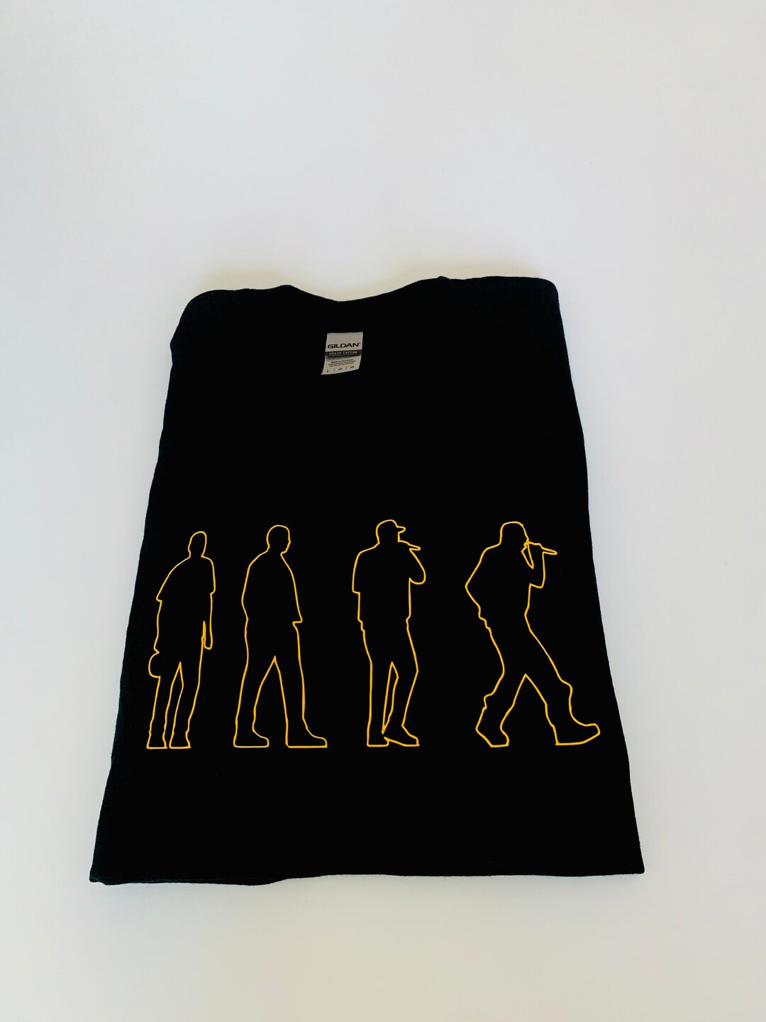 Black and Yellow Hip Hop T-shirt - Etsy