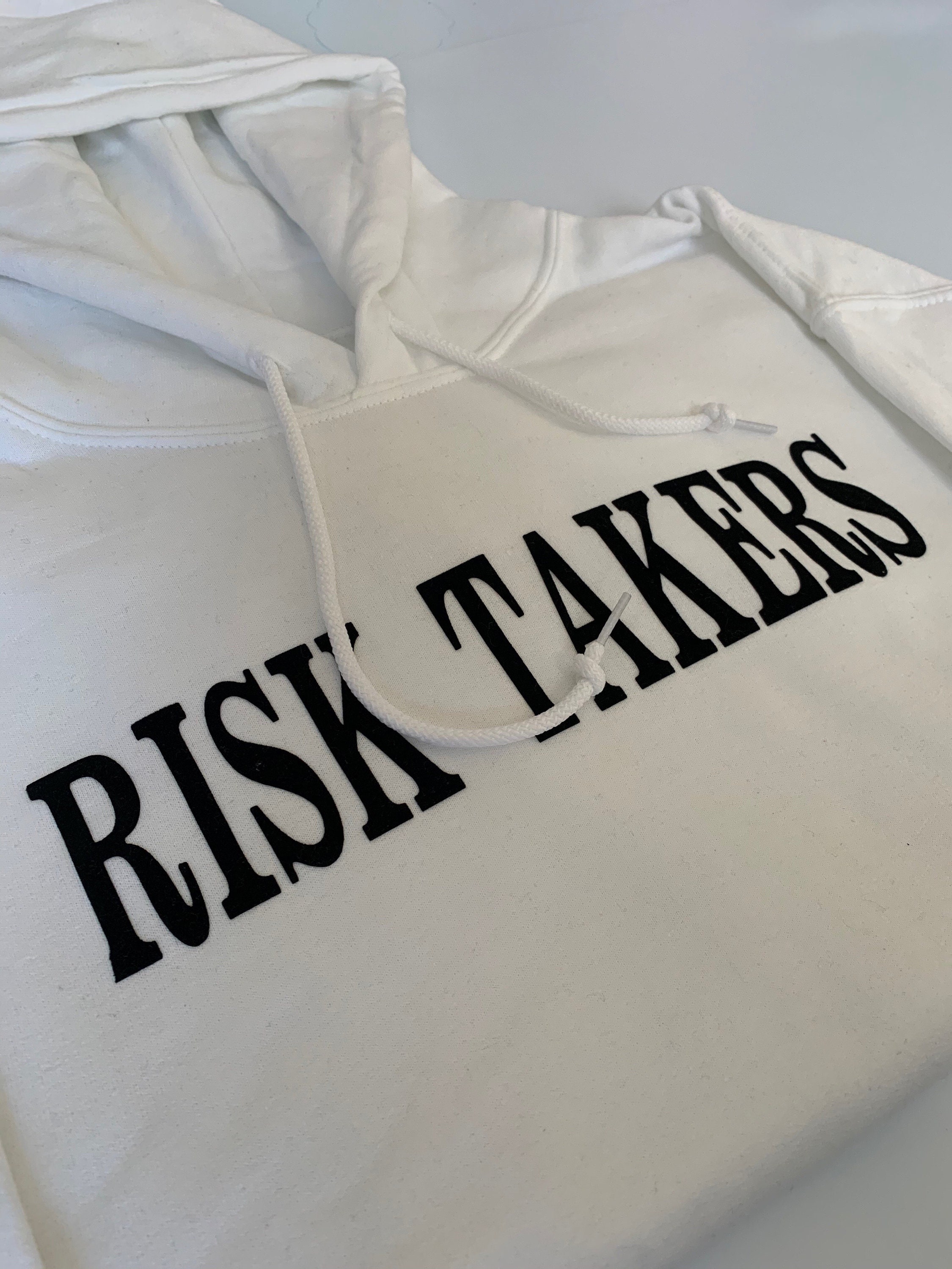 Risk Takers Hoodie, White Hoodie, Black Hoodie, Multicolored Hoodie - Etsy
