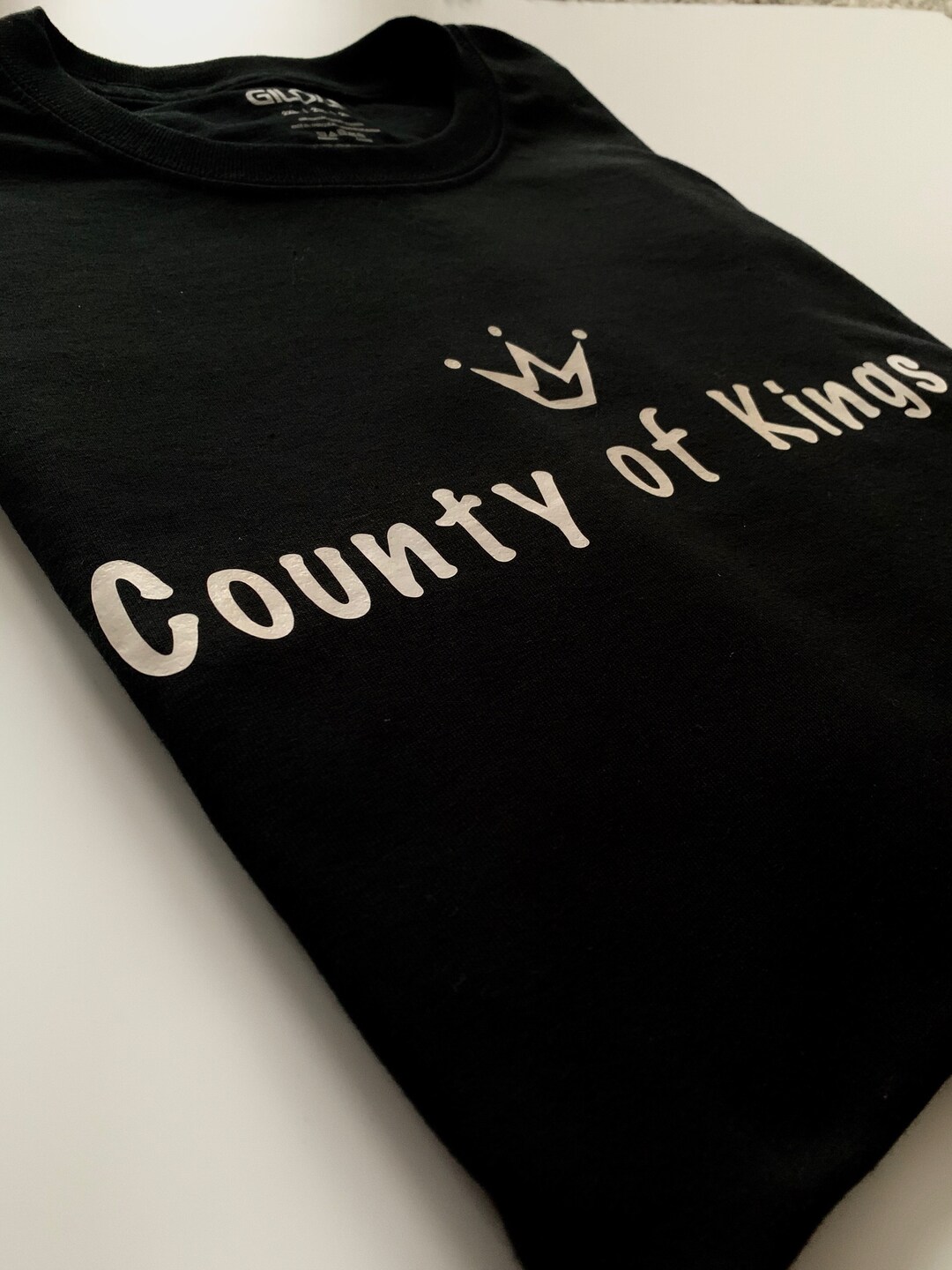 County of Kings T-shirt, Black T-shirt, Black T-shirts, Black T-shirt ...