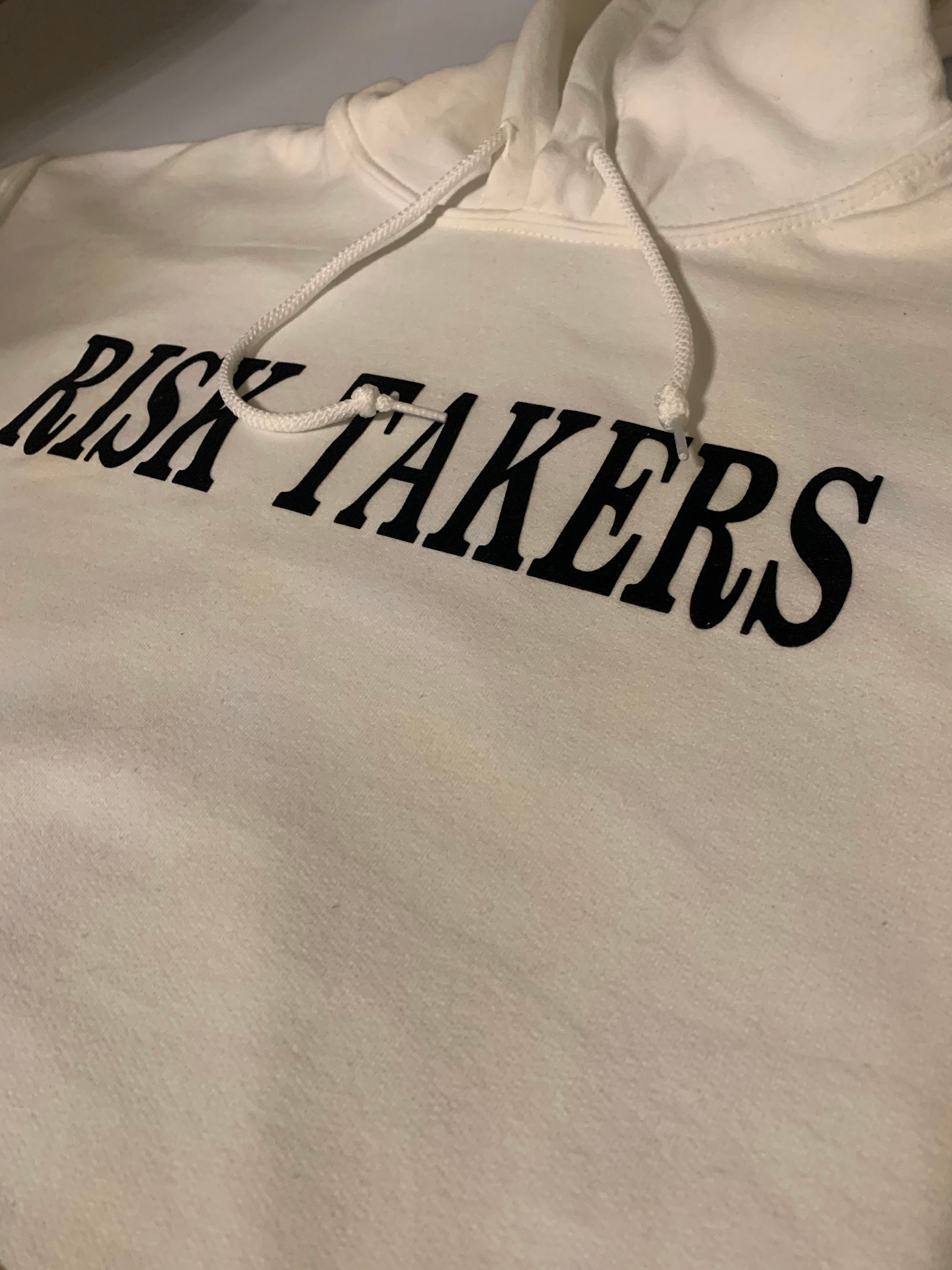 Risk Takers Hoodie, White Hoodie, Black Hoodie, Multicolored Hoodie - Etsy