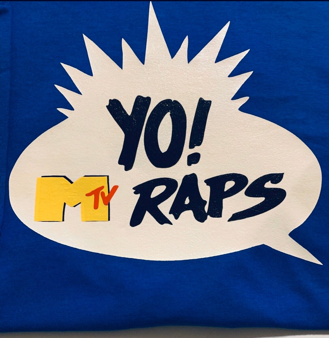 Yo Mtv Raps T Shirt Blue T Shirt Multi Color T Shirt - Etsy