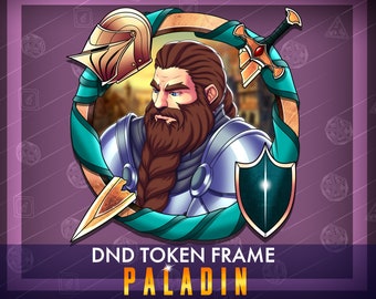 DND Profile Token Frame, 10 Colors. Prehistoric, Fossil, for Roll20 ...