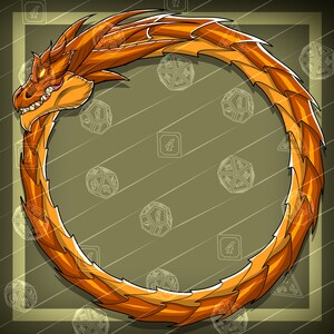 Dragon DND TOKEN Frame/ Digital Token/dungeons and Dragons/pathfinder ...