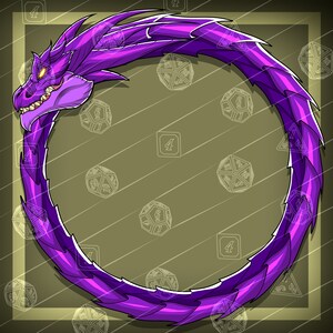 Dragon DND TOKEN Frame/ Digital Token/dungeons and Dragons/pathfinder ...