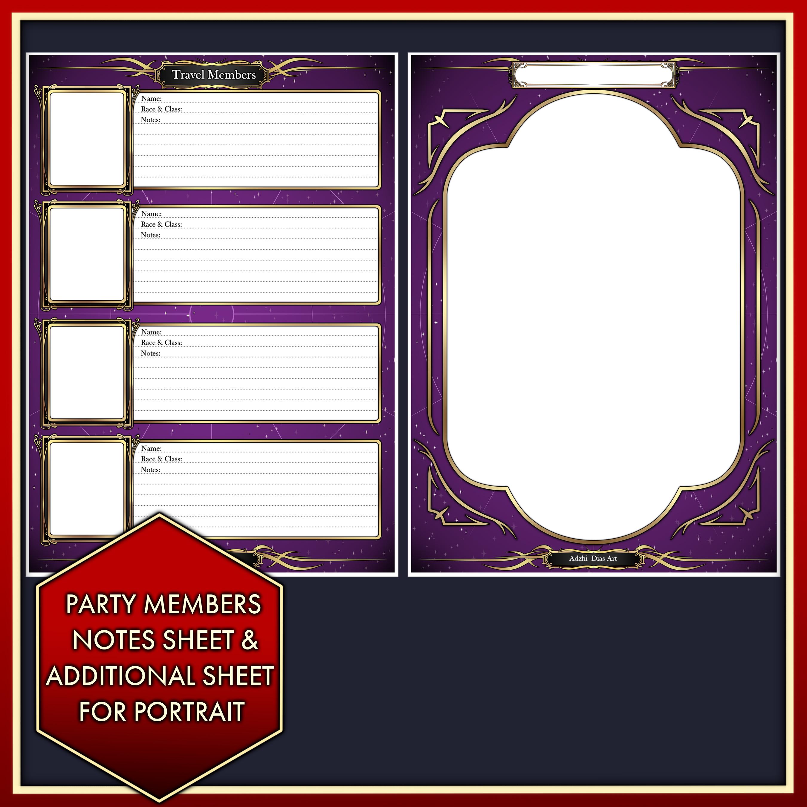 D&D 5E Character Sheets: Baldur's Gate 3 Style (PDF) - Etsy