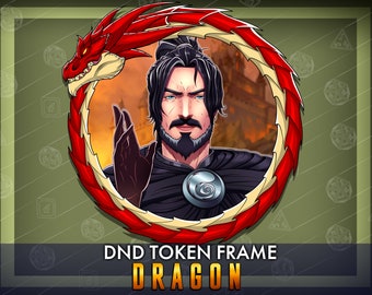 Paladin D&D Token Frame/digital Token/tabletop/dungeons and Dragons ...