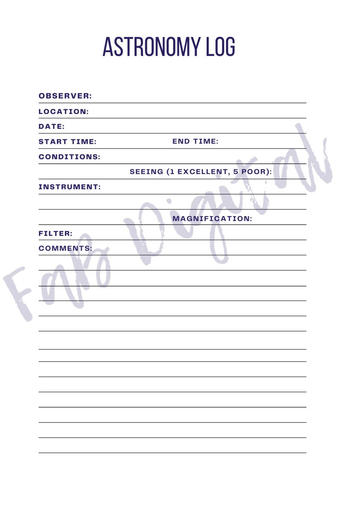 Explore the Cosmos: Astronomy Observation Journal With Log Sheets 120 ...