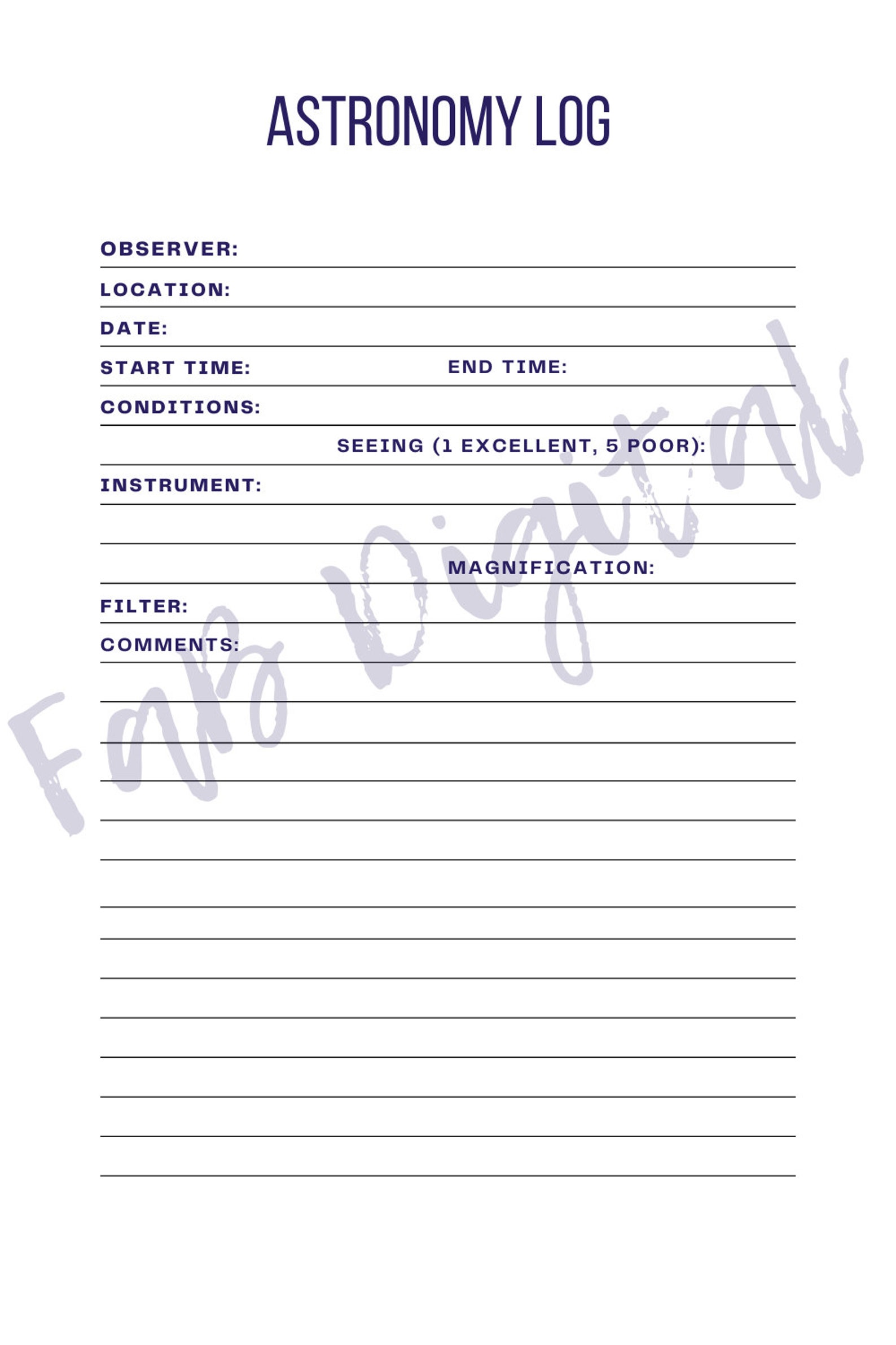 Explore the Cosmos: Astronomy Observation Journal With Log Sheets 120 ...