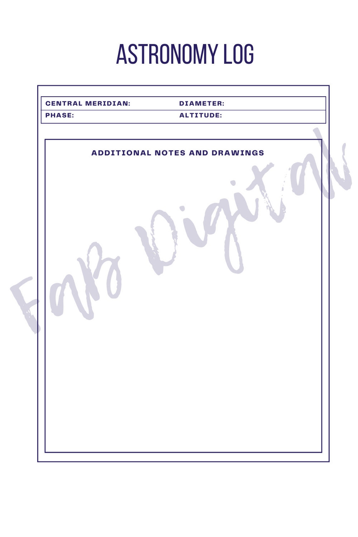 Explore the Cosmos: Astronomy Observation Journal With Log Sheets 120 ...