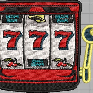 Lucky Slot Machine Embroidery Design File 2 Sizes - Etsy