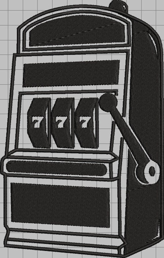 Slot Machine 5x7 Machine Embroidery Design File - Etsy