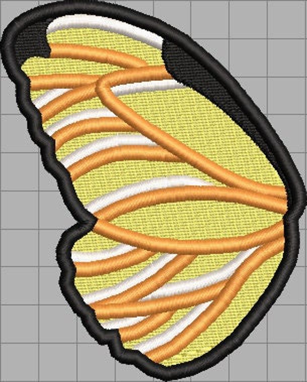 Butterfly Wing Machine Embroidery Design File 4x4 - Etsy
