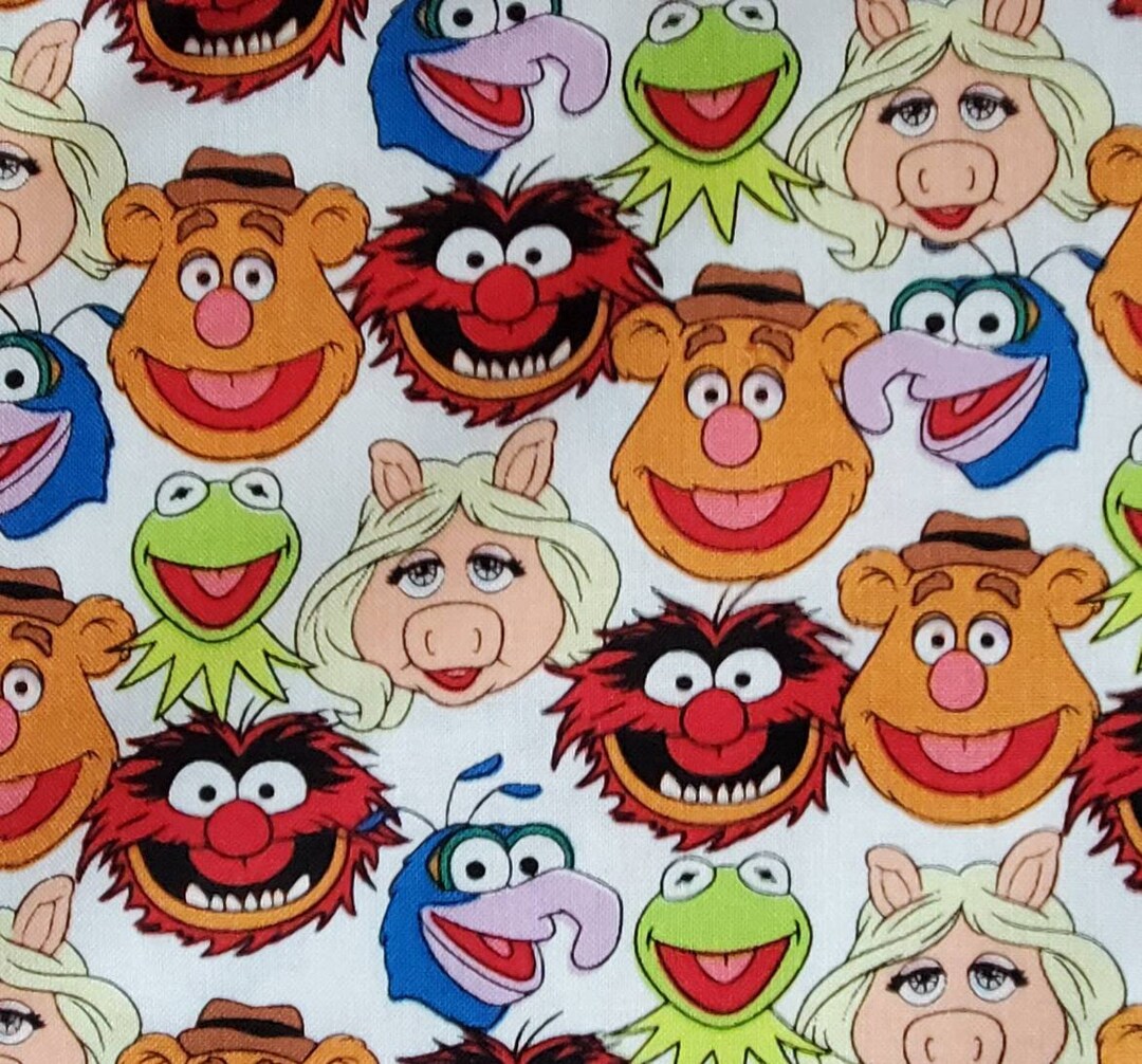 Muppet Stacked Cotton Fabric - Etsy