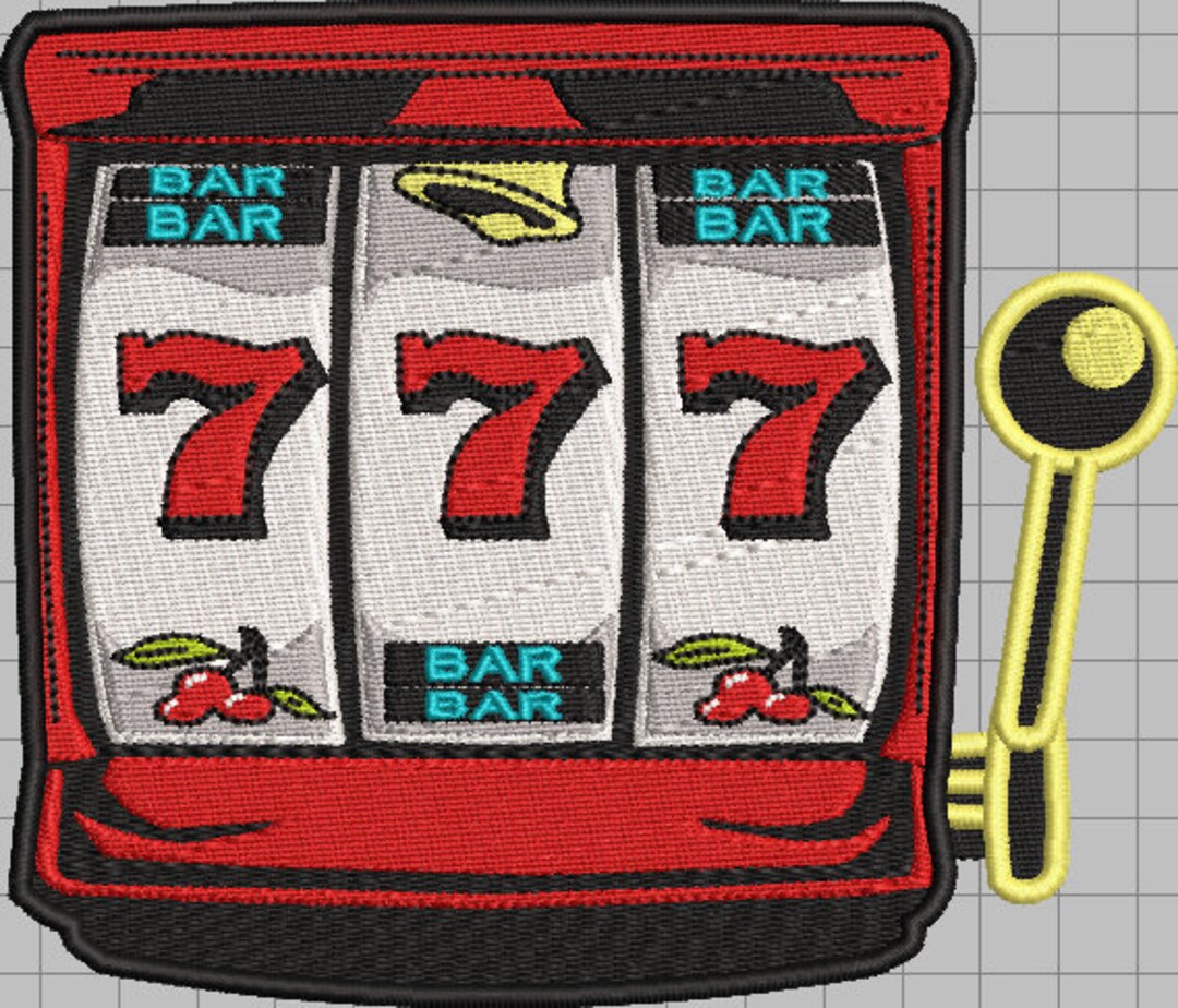 Lucky Slot Machine Embroidery Design File 2 Sizes - Etsy