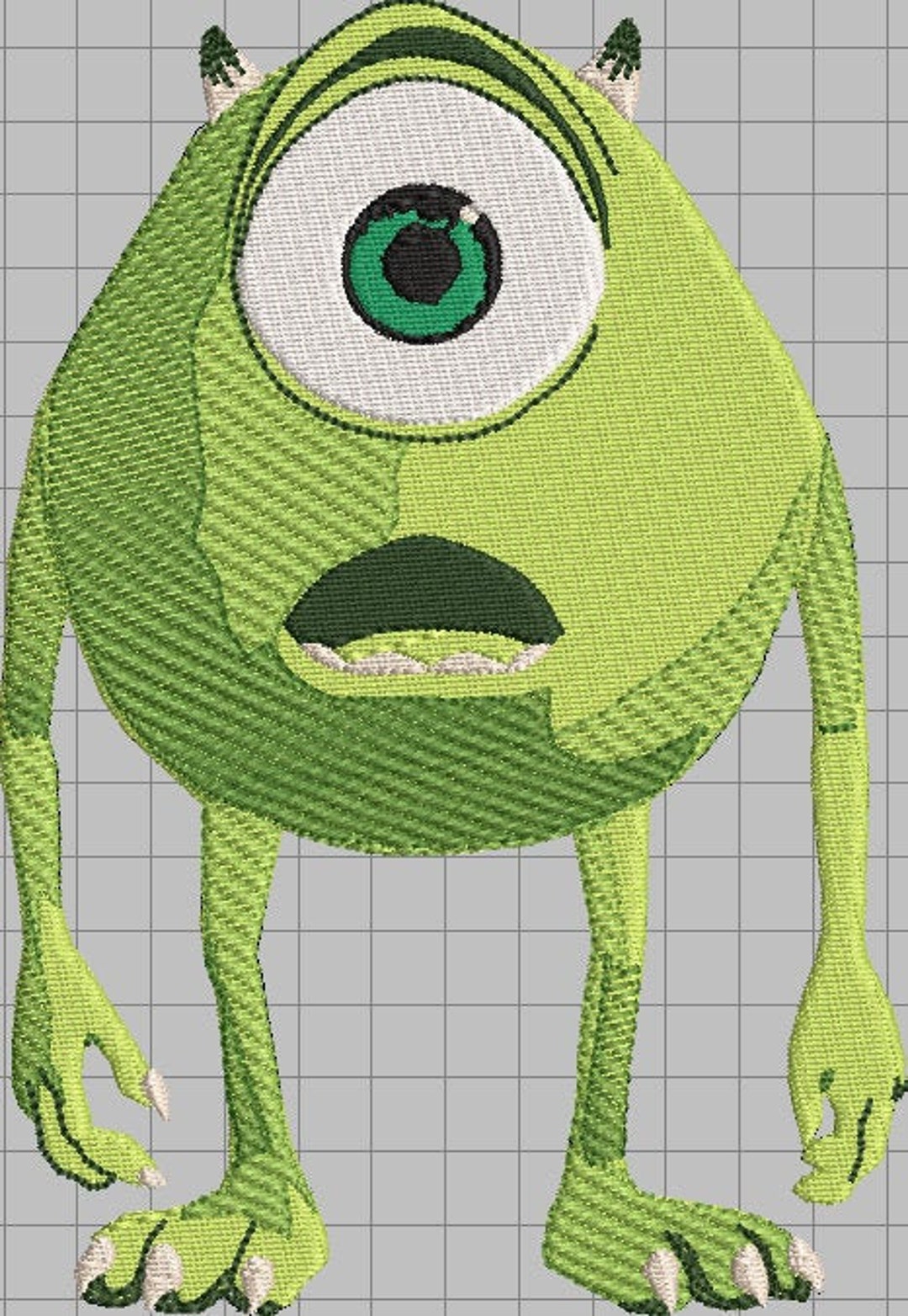 Alien Machine Embroidery Design File - Etsy