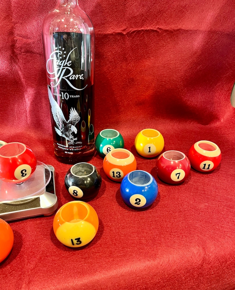 Billiards Shot Glass, Pool Table. 8 Ball - Etsy