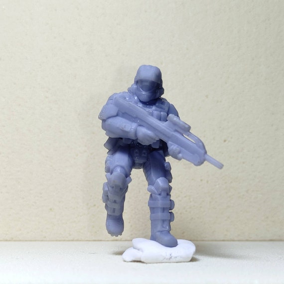 Halo 3 ODST With Battle Rifle Miniatures 2 Variants - Etsy