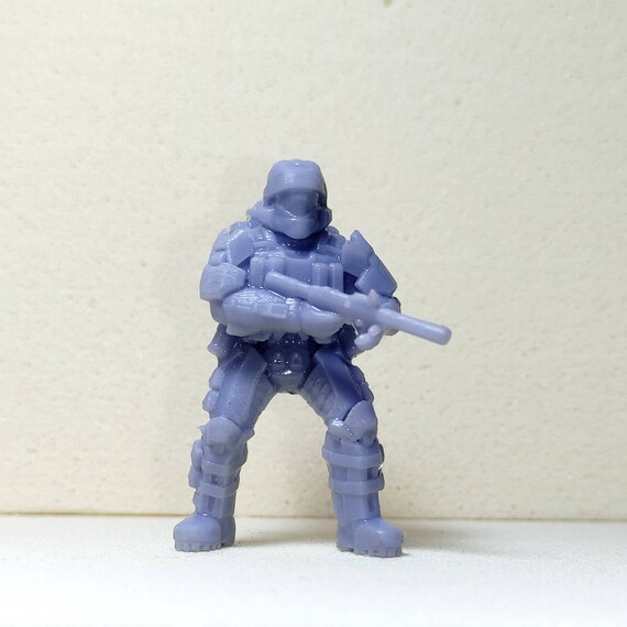 Halo 3 ODST With SMG Miniatures 3 Variants - Etsy