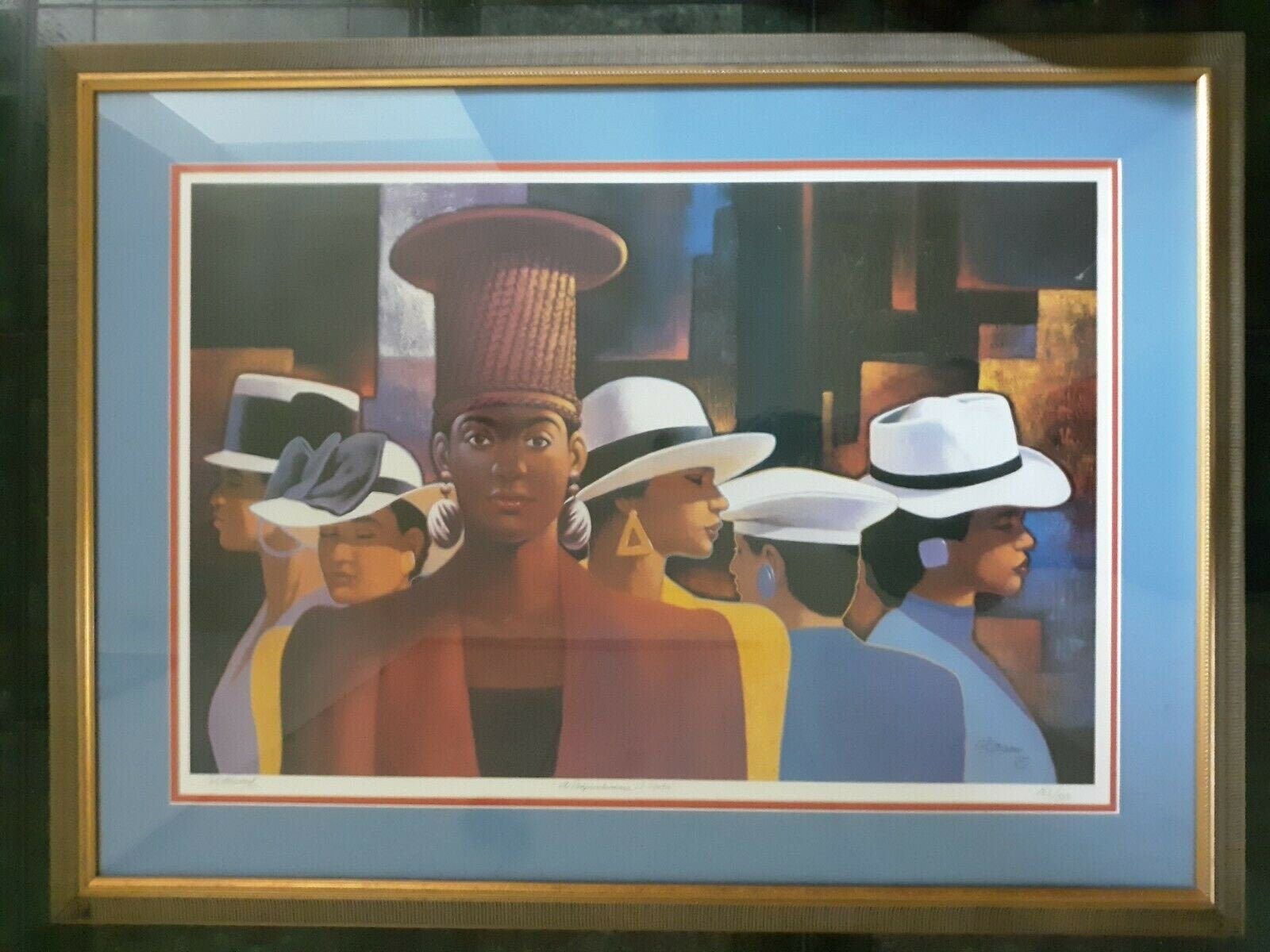 Fine Art "a Preponderance of Hats" Limited Edition-cal Massey **free ...