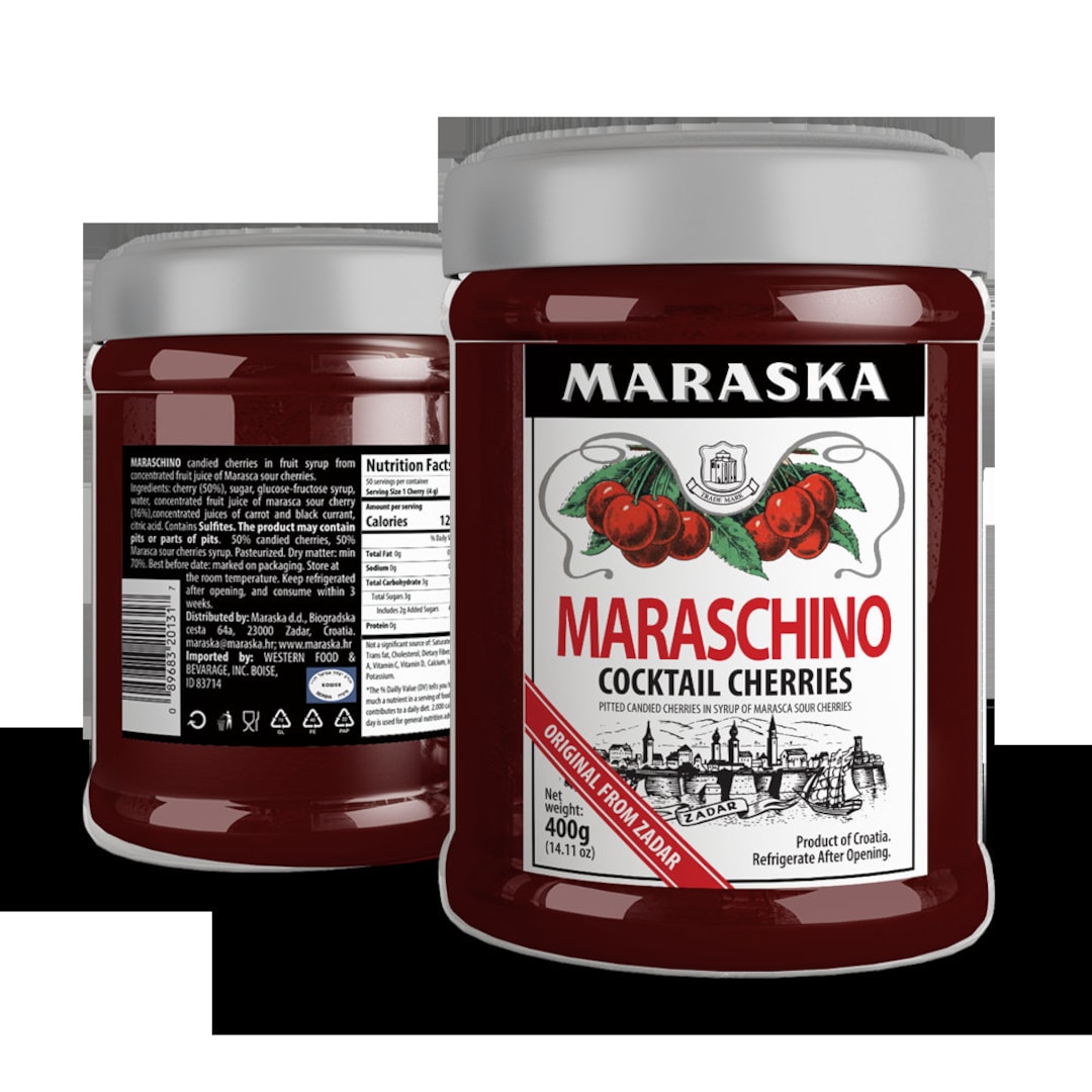 Maraska Maraschino Cocktail Cherries - Etsy