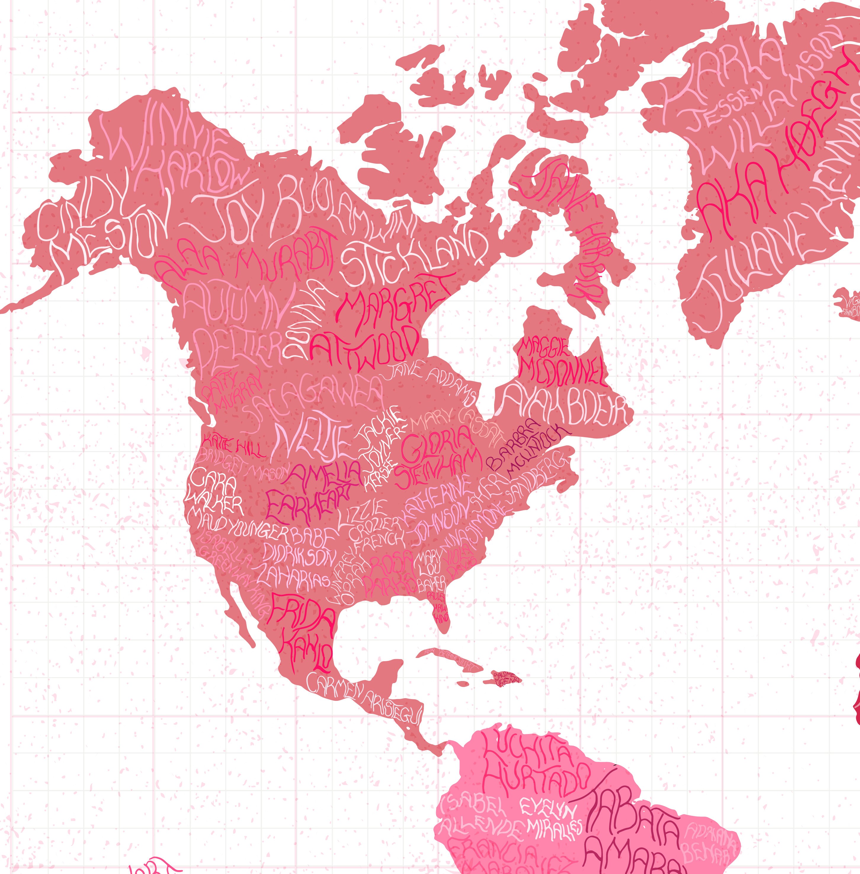 Women of the World - Incredible Women Displayed on a Map ...