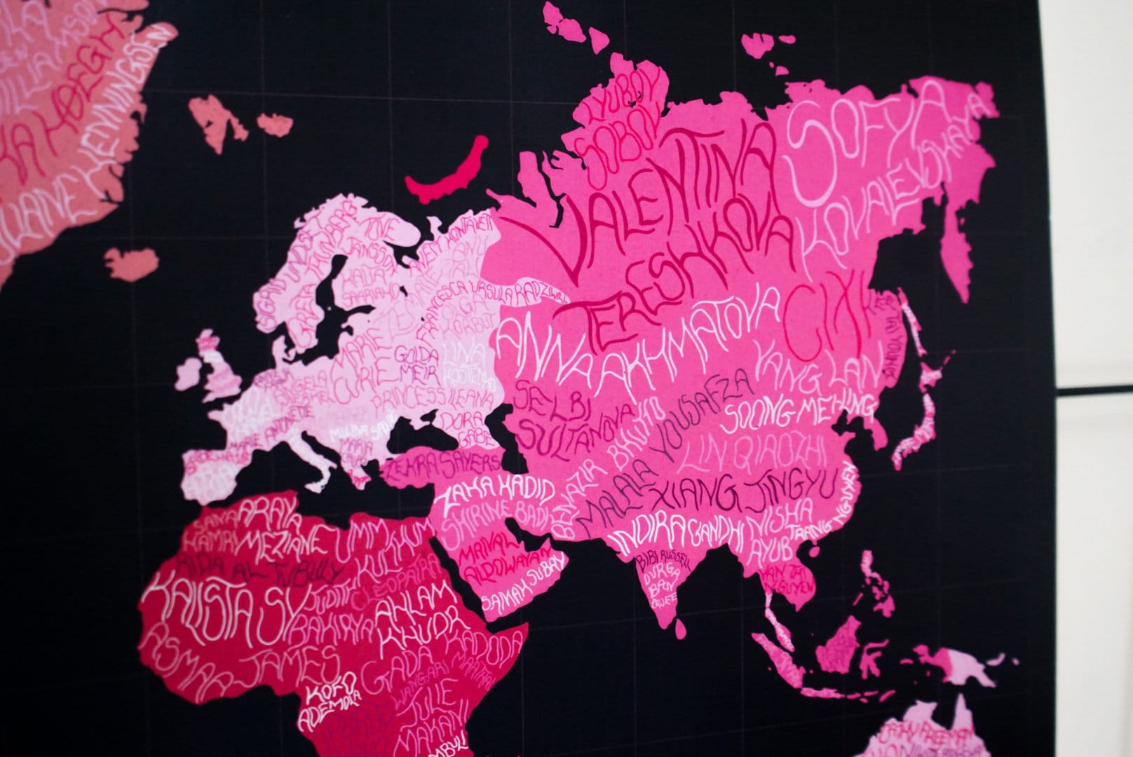 Women of the World Incredible Women Displayed on a Map - Etsy