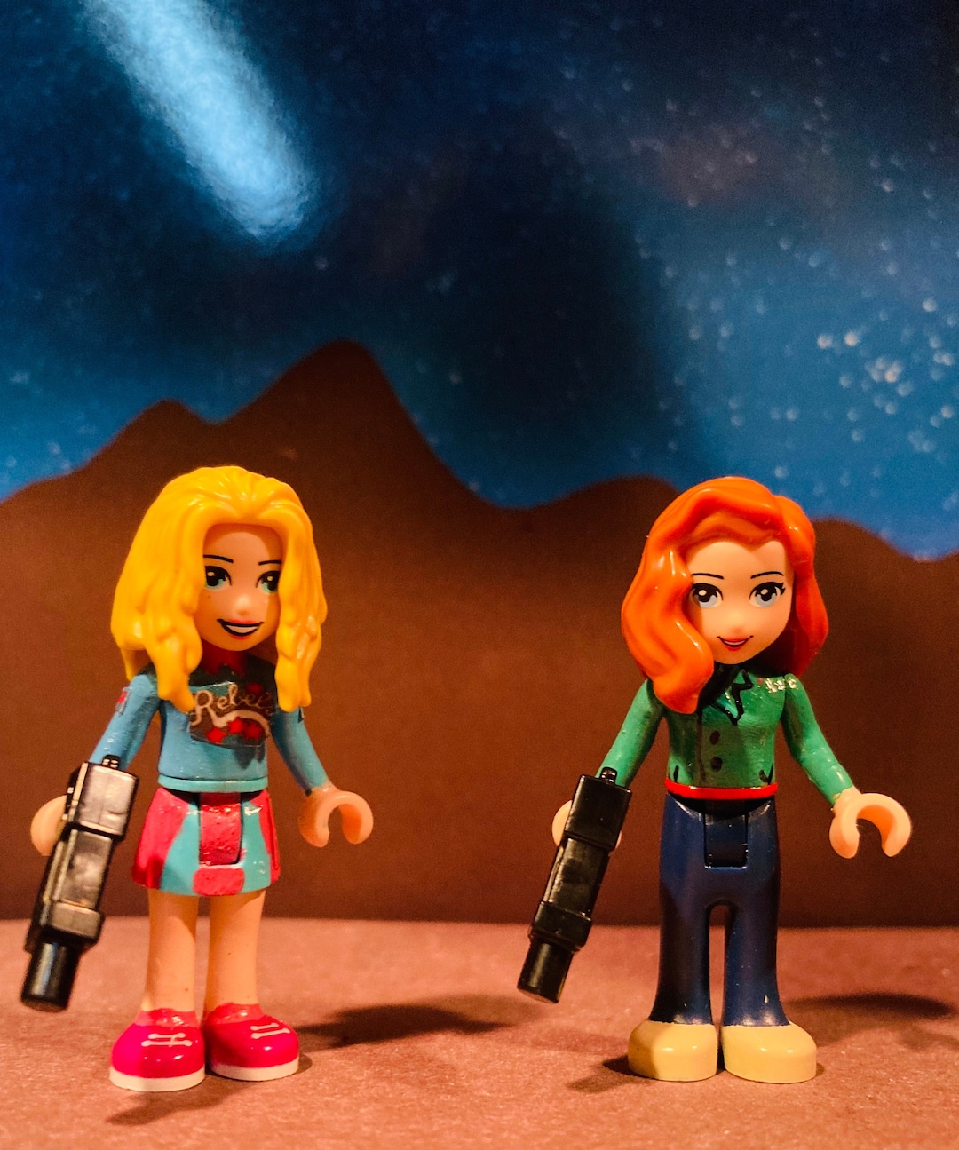 Custom Lego Minifigures of Sam and Reggie From Night of the Comet 1984 ...