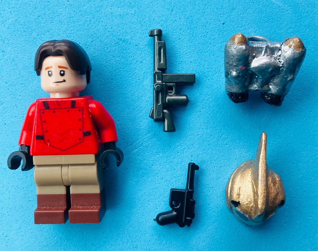 Custom Lego Rocketeer Minifigure With Accessories and Case Dave Stevens ...