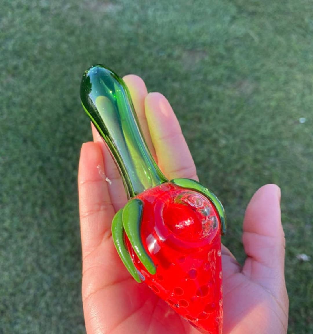 Strawberry Tobacco Smoking Bowl / Fruit Pipes - Etsy