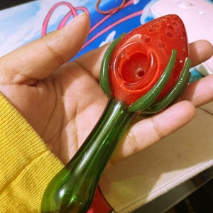 Strawberry Tobacco Smoking Bowl / Fruit Pipes - Etsy