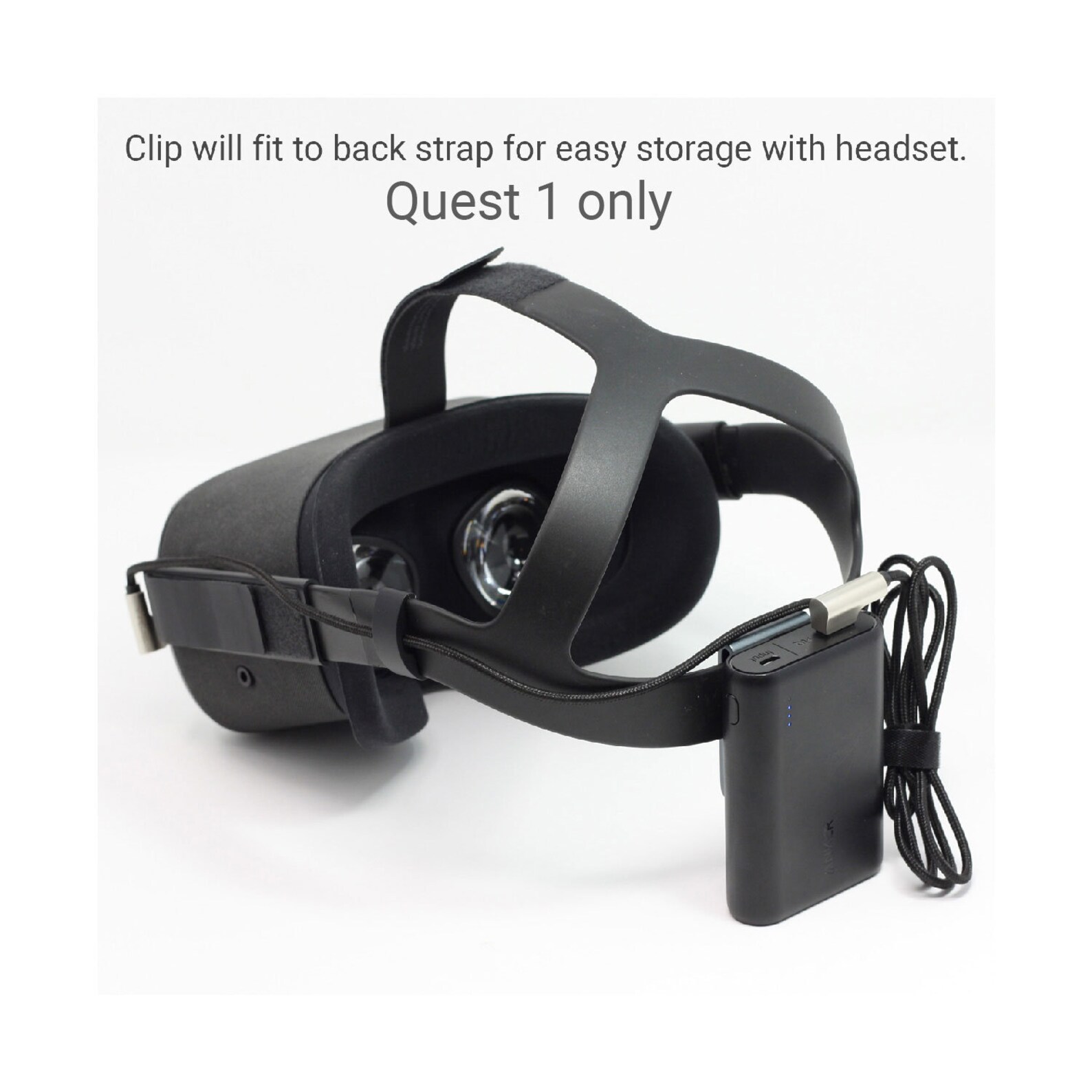 VRGE- USB Battery Power Bank Organizer Kit for Oculus Quest 1 - Quest 2 ...