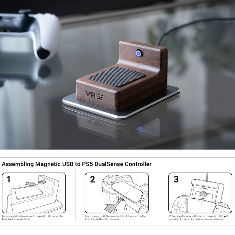 Playstaion 5 Dual Sense Controller Charging Stand With - Etsy
