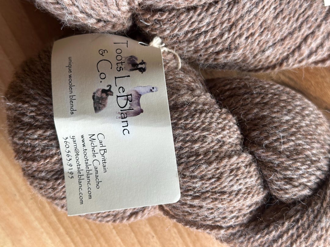 Toots Leblanc Indie-sourced Woolen Blends (50/50 Jacob/alpaca Yarn - Etsy