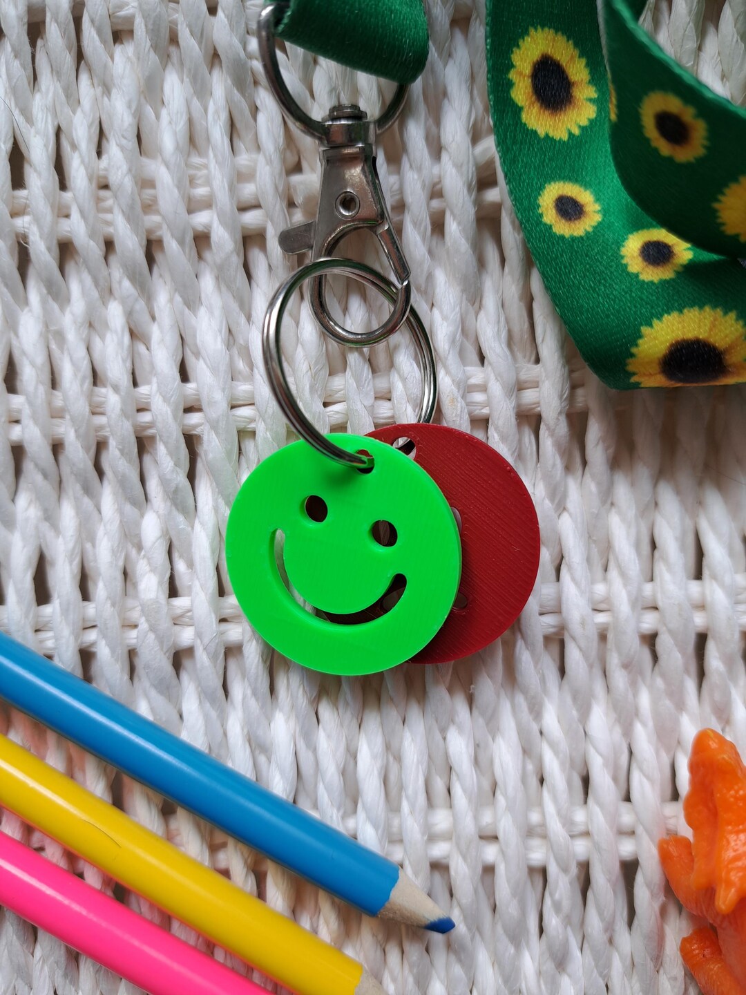 Happy Sad Emotion Tags: Autism Nonverbal Communication Keychain - Etsy UK