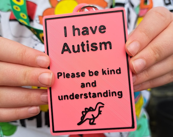 Autism Awareness- I Have Autism Disability ID Card and Lanyard - Etsy UK