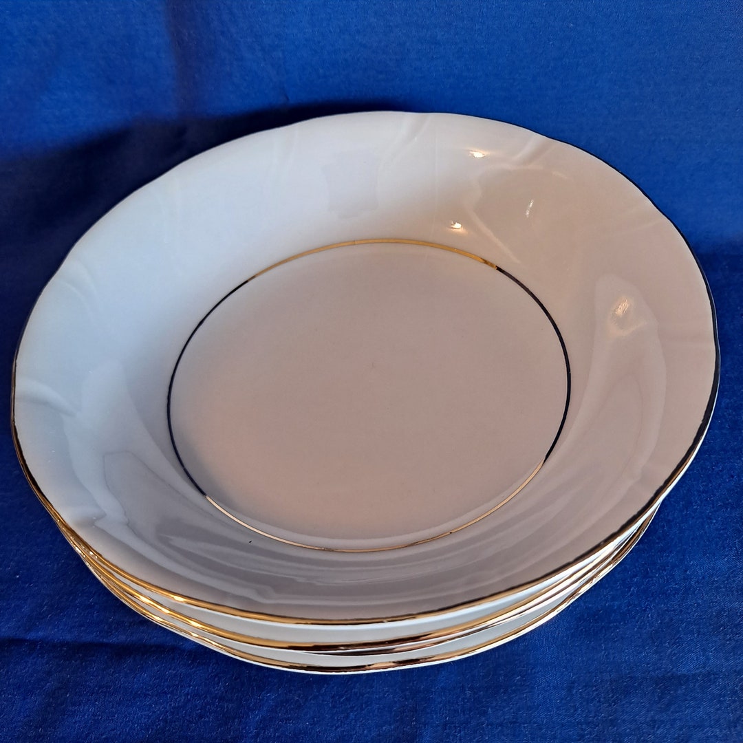Lot 4 Jamestown China ALLEGRO Coupe SOUP BOWLS Cereal Salad Poland 6 3/ ...