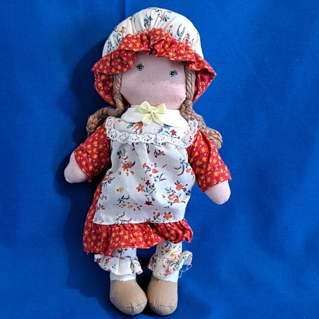Vintage CARRIE Plush 9" DOLL American Greetings Nickerbocker 1970's ...