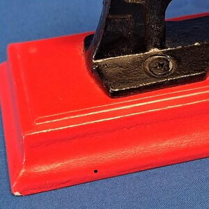 Vintage SOLDIER NUT CRACKER Smasher Breaker Manual Metal Wood Cast Iron ...