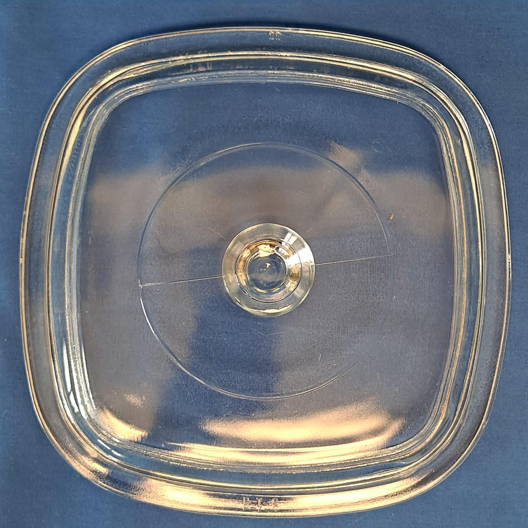 Pyrex GLASS REPLACEMENT Casserole LID 6 P-7-C Corning Cover Pot Pan ...