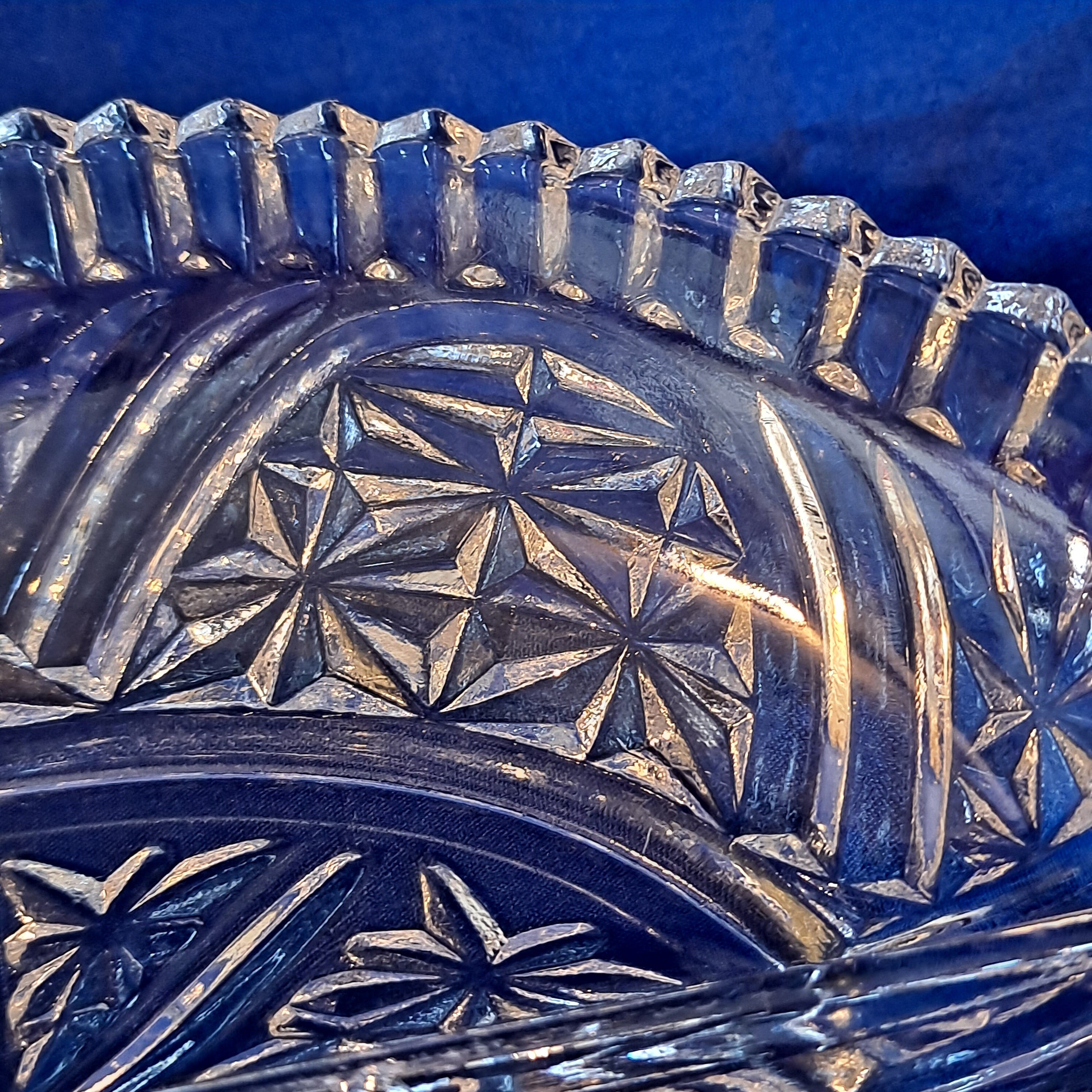 Anchor Hocking STARS and BARS 2 Part Relish DISH 10 Star Divided Plate ...