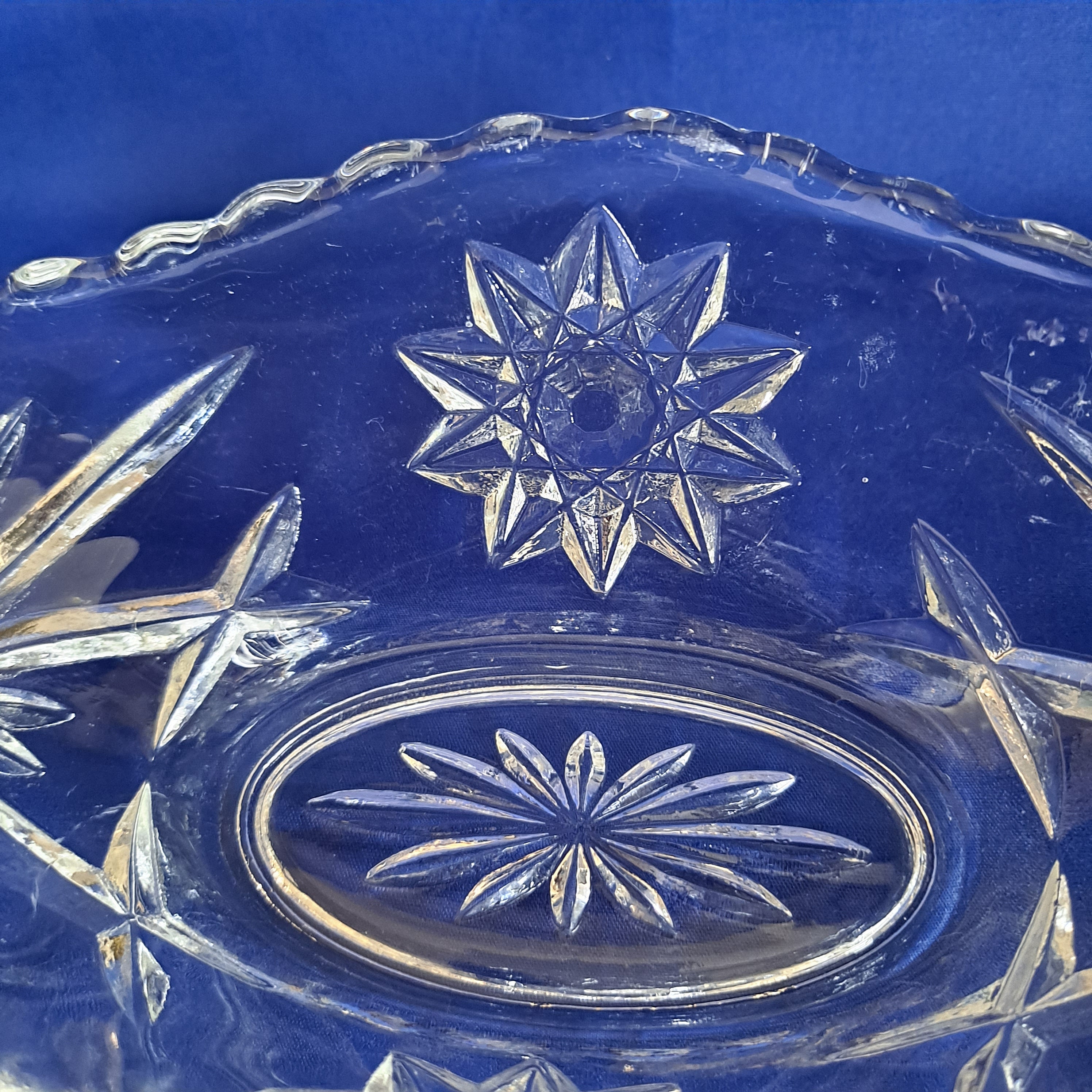 Vintage 6 Anchor Hocking BANANA Split BOATS Prescut Star of David Gravy ...