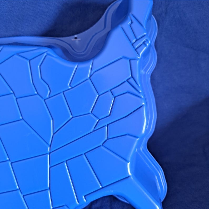 Vintage USA MAP Jell-o MOLD Big Jello Jiggler United States America ...