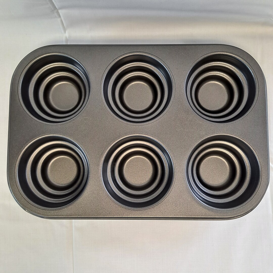 Mini TIERED 6 CAKE PAN Muffin Cupcake Mold Non-stick Round Cakelette - Etsy