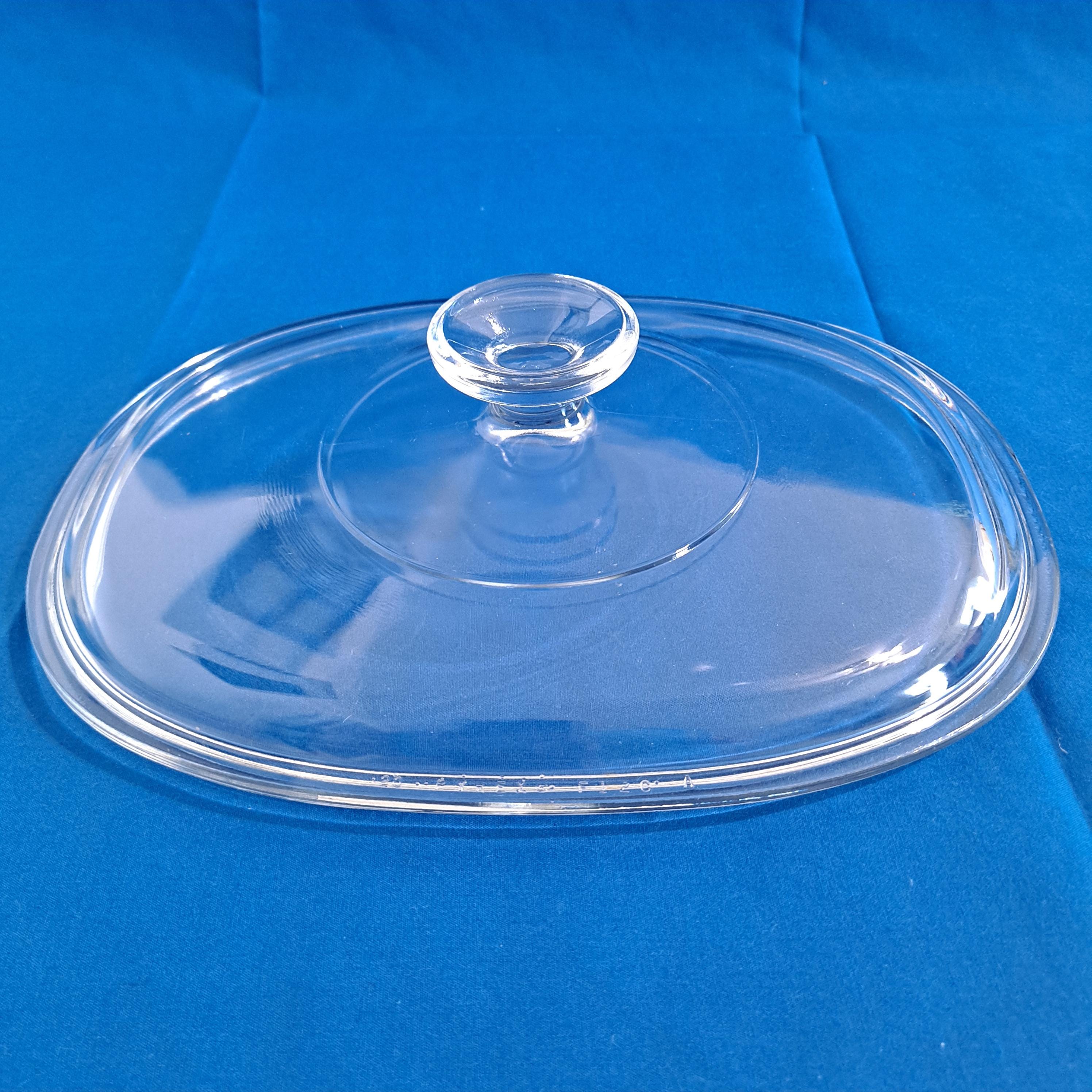 Pyrex GLASS REPLACEMENT Casserole Oval LID F12C Corning Cover 1.5 Qt ...