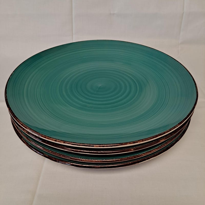 Turquoise Dinnerware - Etsy