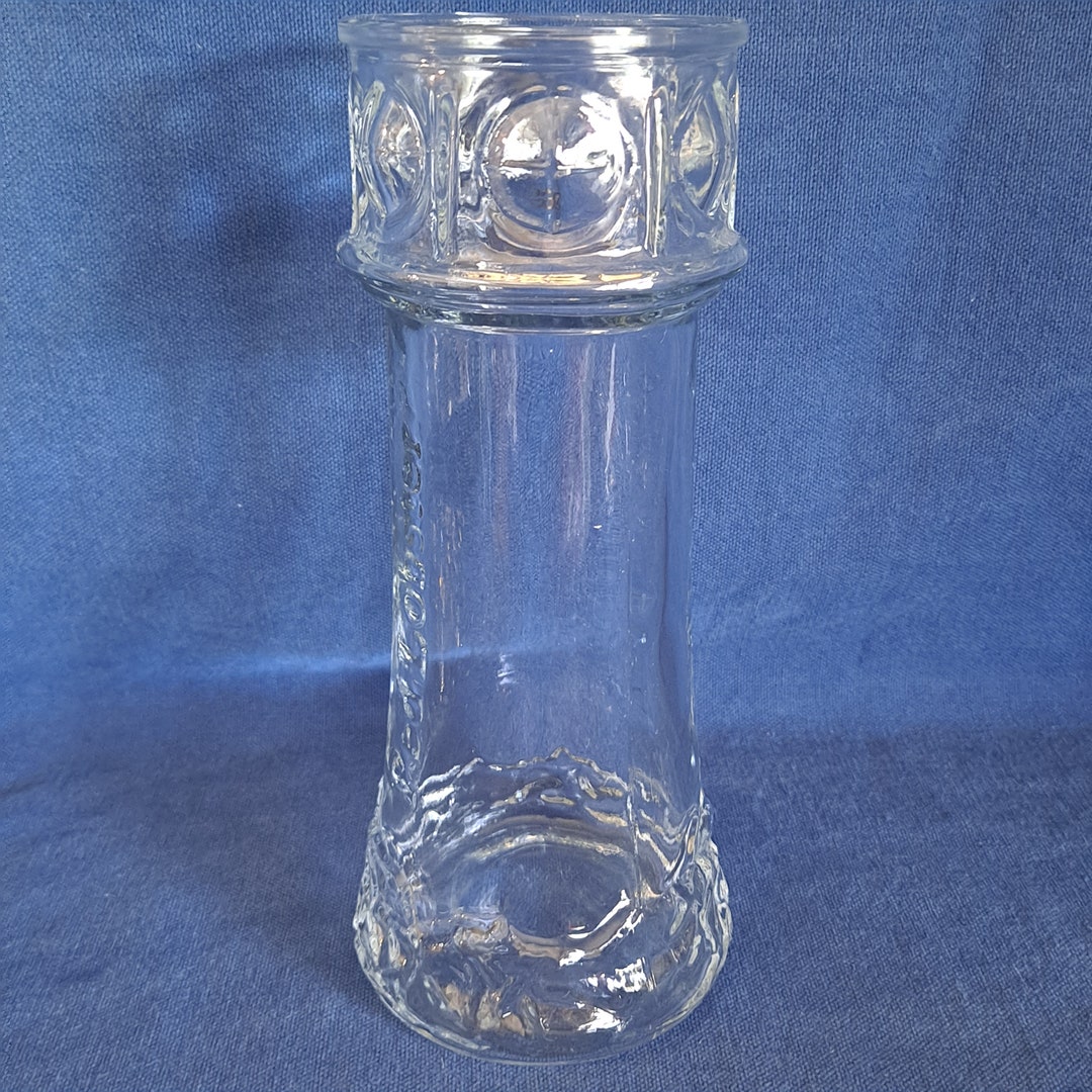 Vintage Red Lobster LIGHTHOUSE GLASS Drink Light House Hurricane 7 1/2 ...