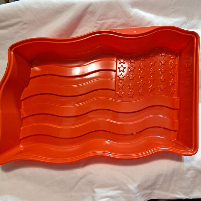 AMERICAN FLAG Jell-o MOLD Big Jello Jiggler United States America ...