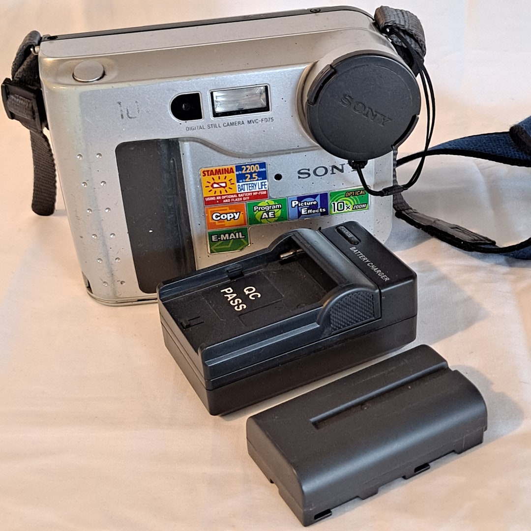 Vintage Sony MVC FD75 MAVIKA Digital Still Camera Battery Charger 3 - Etsy