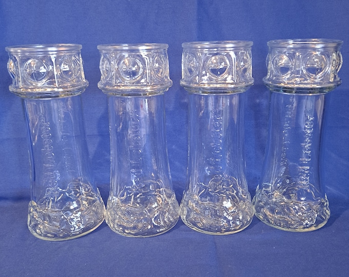 Lot 4 Vintage Red Lobster LIGHTHOUSE GLASSES Drink Light House ...